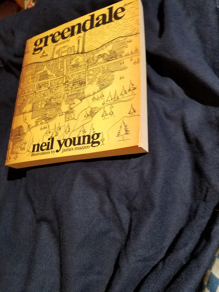 Greendale by Neil Young. Illustrated by James Mazzeo inscribed with sk ...