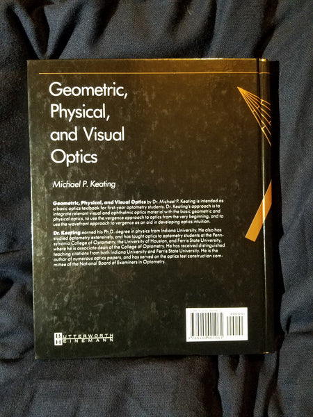 Geometric, Physical, and Visual Optics by Michael P. Keating – formerly Shakespeare and Company ...