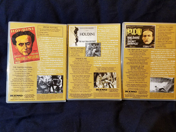 Houdini: The Movie Star DVD Box Set – formerly Shakespeare and Company ...