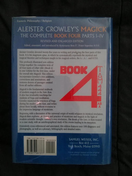 Magick: Book Four Liber Aba. by Aleister Crowley, edited by Hymenaeus ...