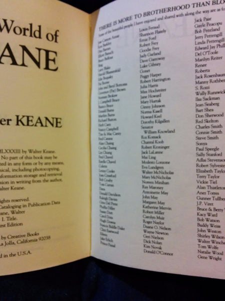 World of Keane: Thirty-Two Paintings and Drawings by Walter Keane. INS ...